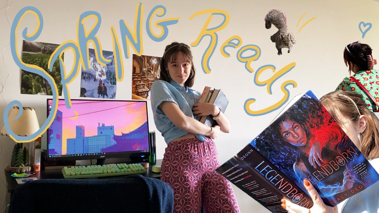 a week of spring adventures | reading outside, new books, nature walks ...