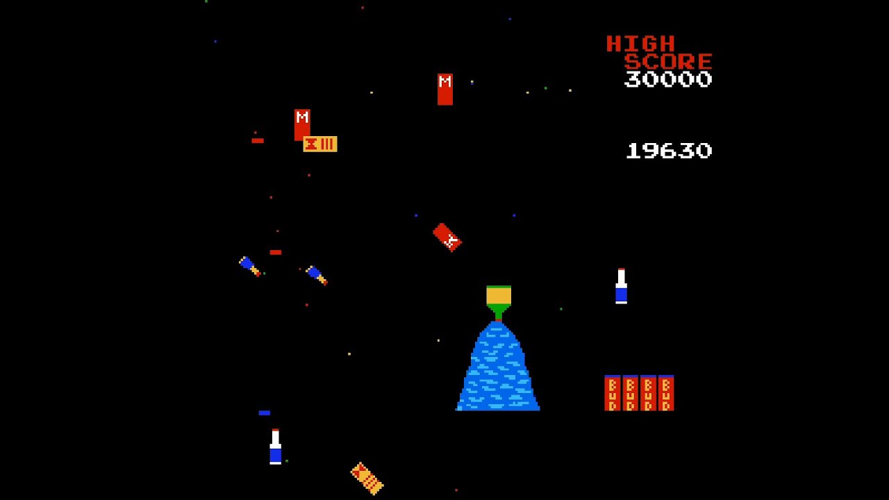 Galaga Beer Wars NES Hack - A fun take. - YouTube