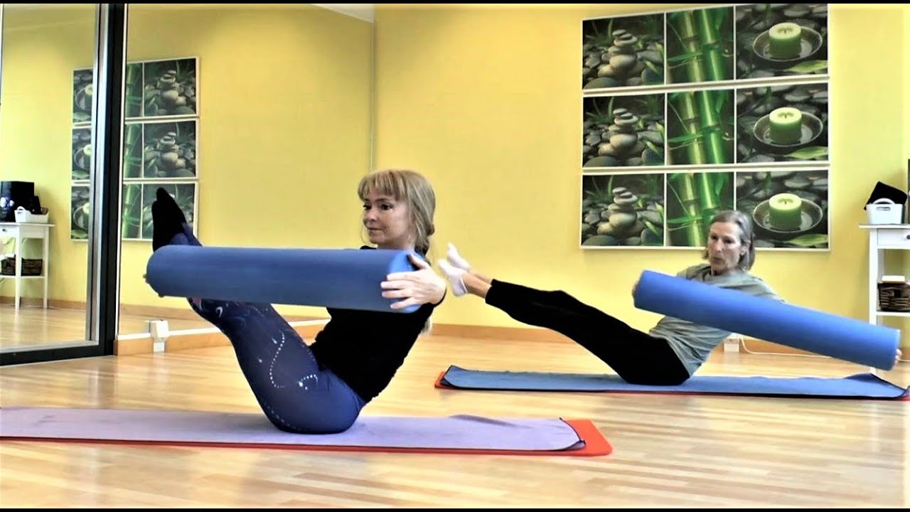 Pilates mit der Rolle, 50 min., Pilates with the Foam Roller. - YouTube