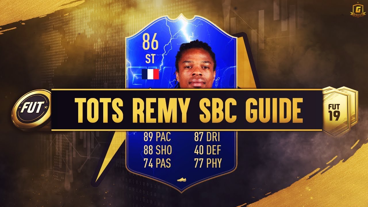 FIFA 19 TOTS Loic Remy SBC Guide - 86 Rated, 45k Spend - YouTube