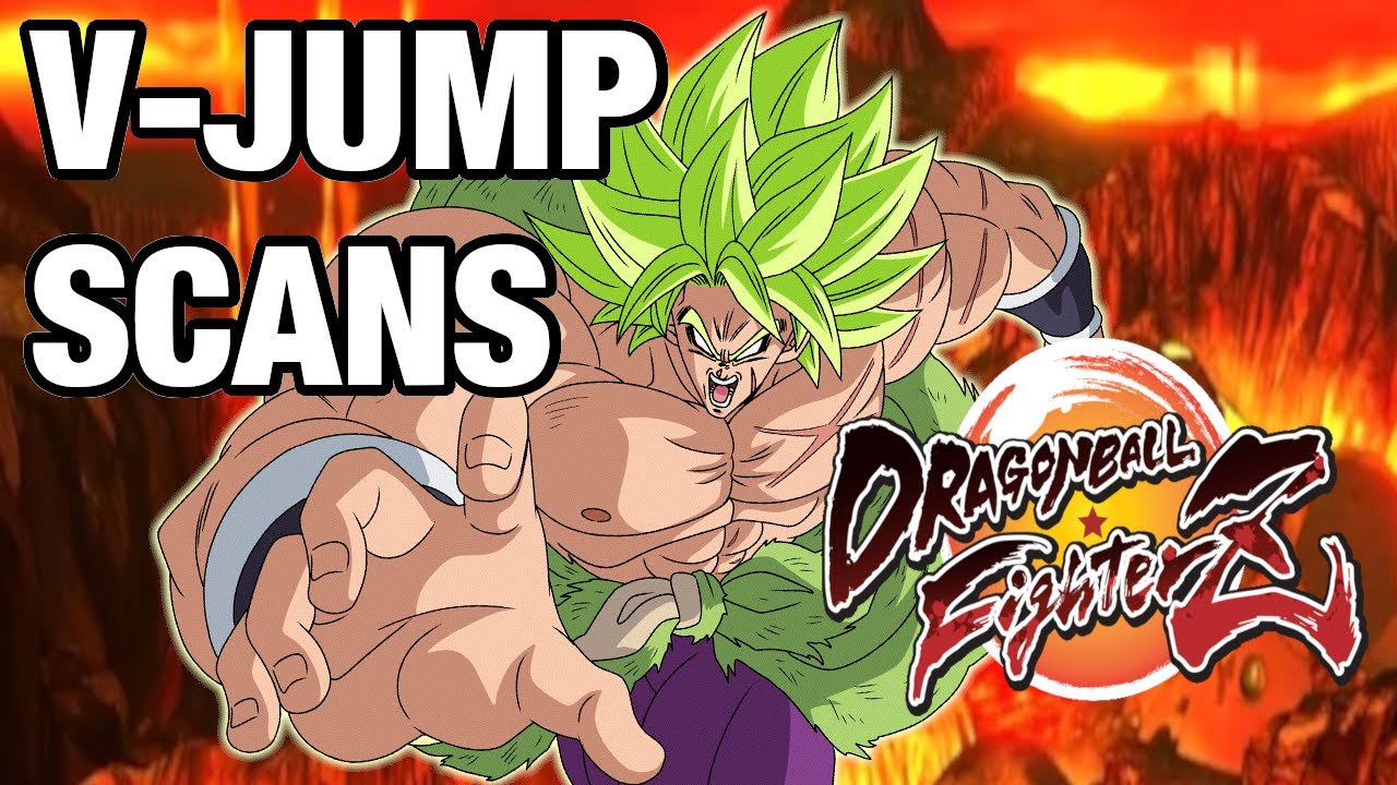DBFZ - Super Broly V-Jump Scans! - YouTube