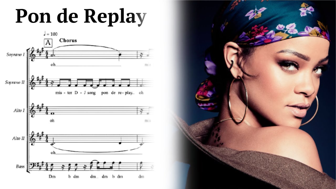 Pon de Replay (Rihanna) - SSAA A Cappella - YouTube