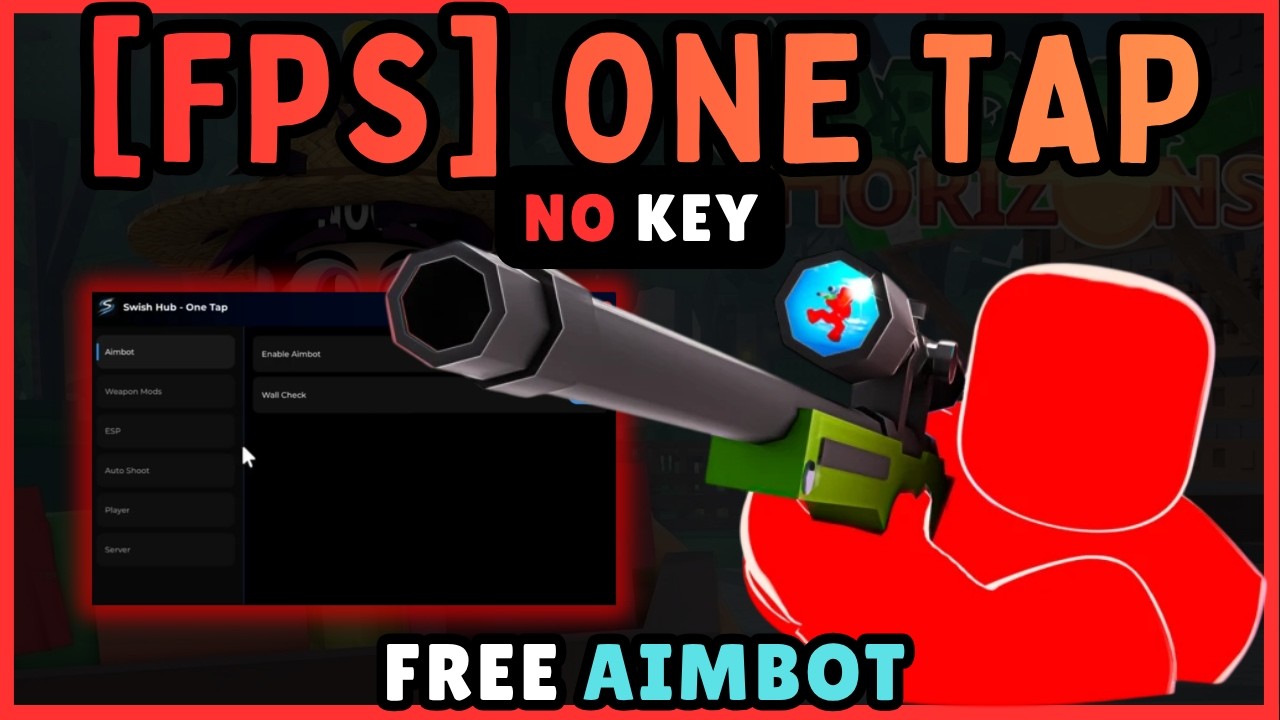 [FPS] One Tap Script Roblox (2026) - Aimbot, Auto Shoot, & More (NO KEY ...