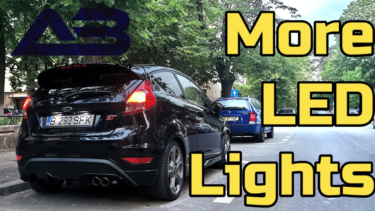 FORD FIESTA ST - MORE LED LIGHTS *Mike'sBuild#8* - YouTube