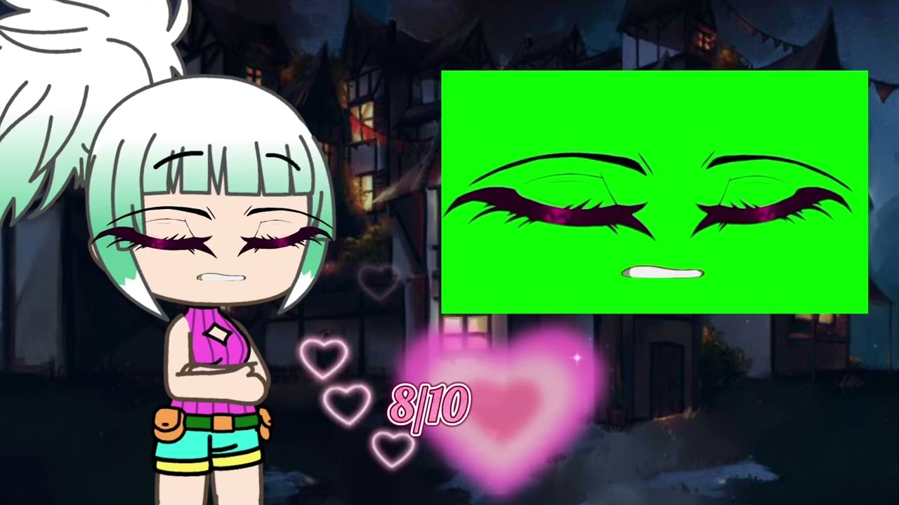 Its me 👄📸💎 Rating to Gacha Green Screen Face 😌 #gacha #gachalife # ...