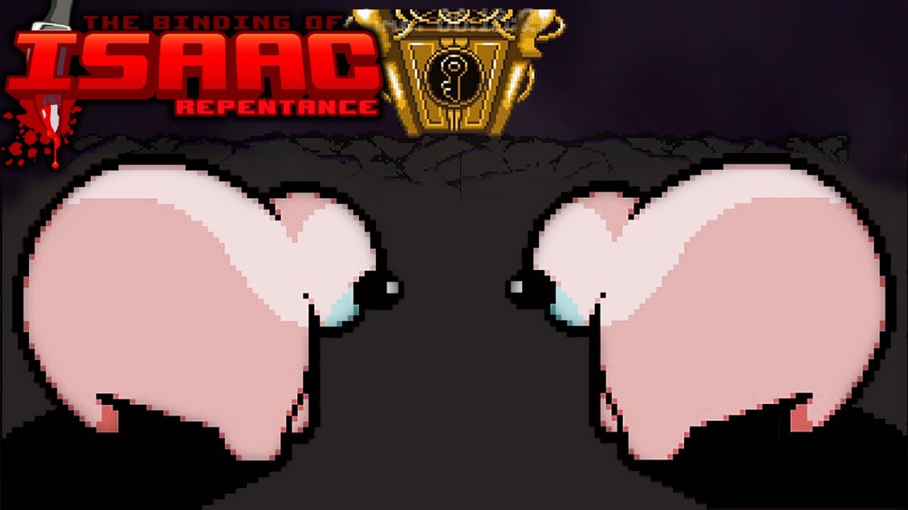 "AMONG US en ISAAC REPENTANCE (?)"" 😂🤣... Y SOLO HAY 2 JUGADORES 😒 ...