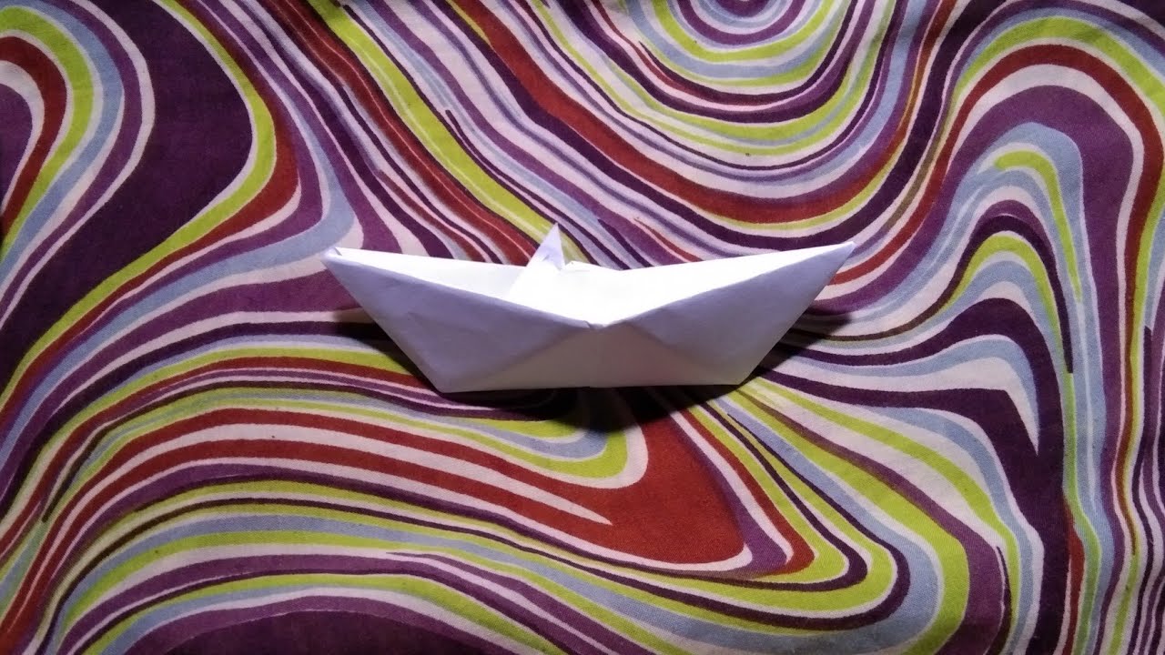 Sailboat Origami | easy origami creation - YouTube
