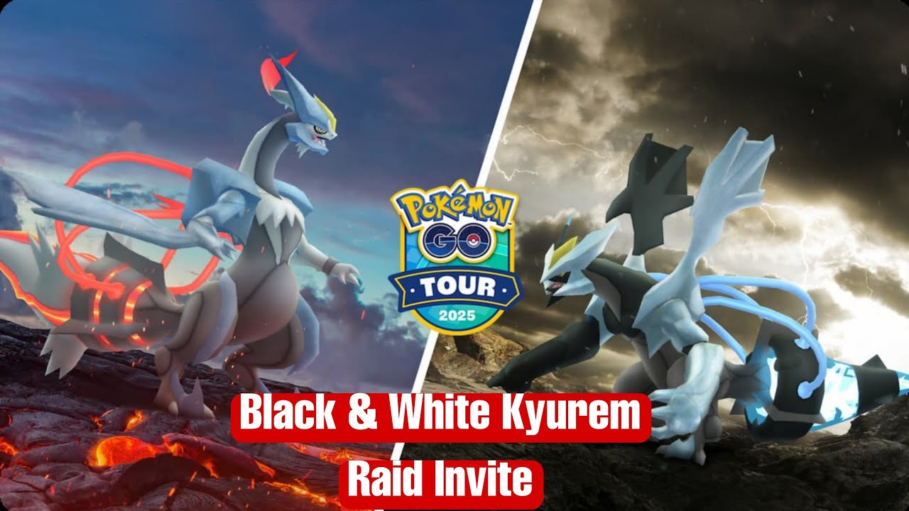 🔥 Black & Raid Kyurem Raid LIVE! | Pokémon GO Raid Invites 🌟 #pokemon # ...
