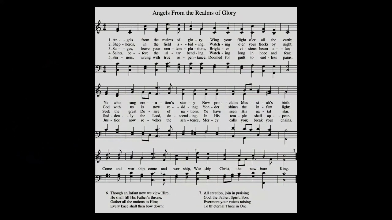 Angels From The Realms Of Glory 2020 - DIY AH! Computer Choir Christmas ...