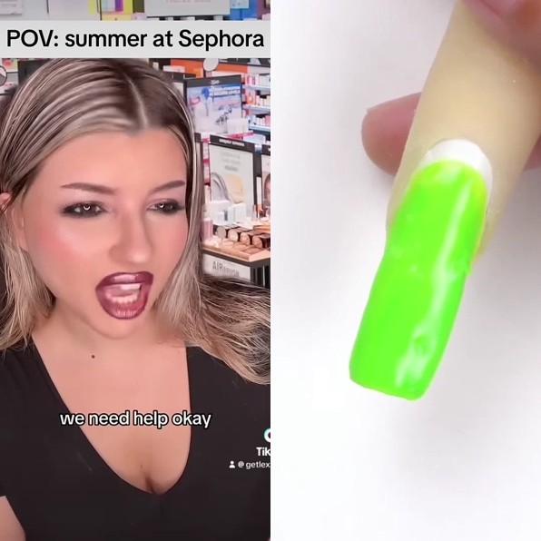 Text To Speech 🍌ASMR Nail Storytime @therealgetlexxified #pov #fypシ #karen #makeup #skit # ...