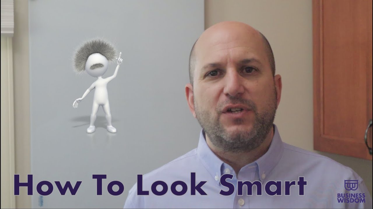 How to Look Smart - YouTube