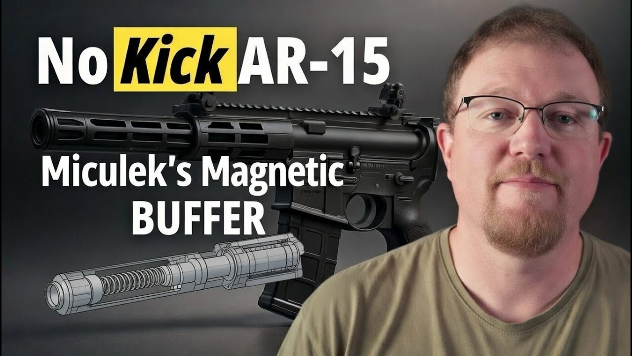 Revolutionizing Recoil: No Kick ar15 with Miculek's Magnetic BUFFER ...
