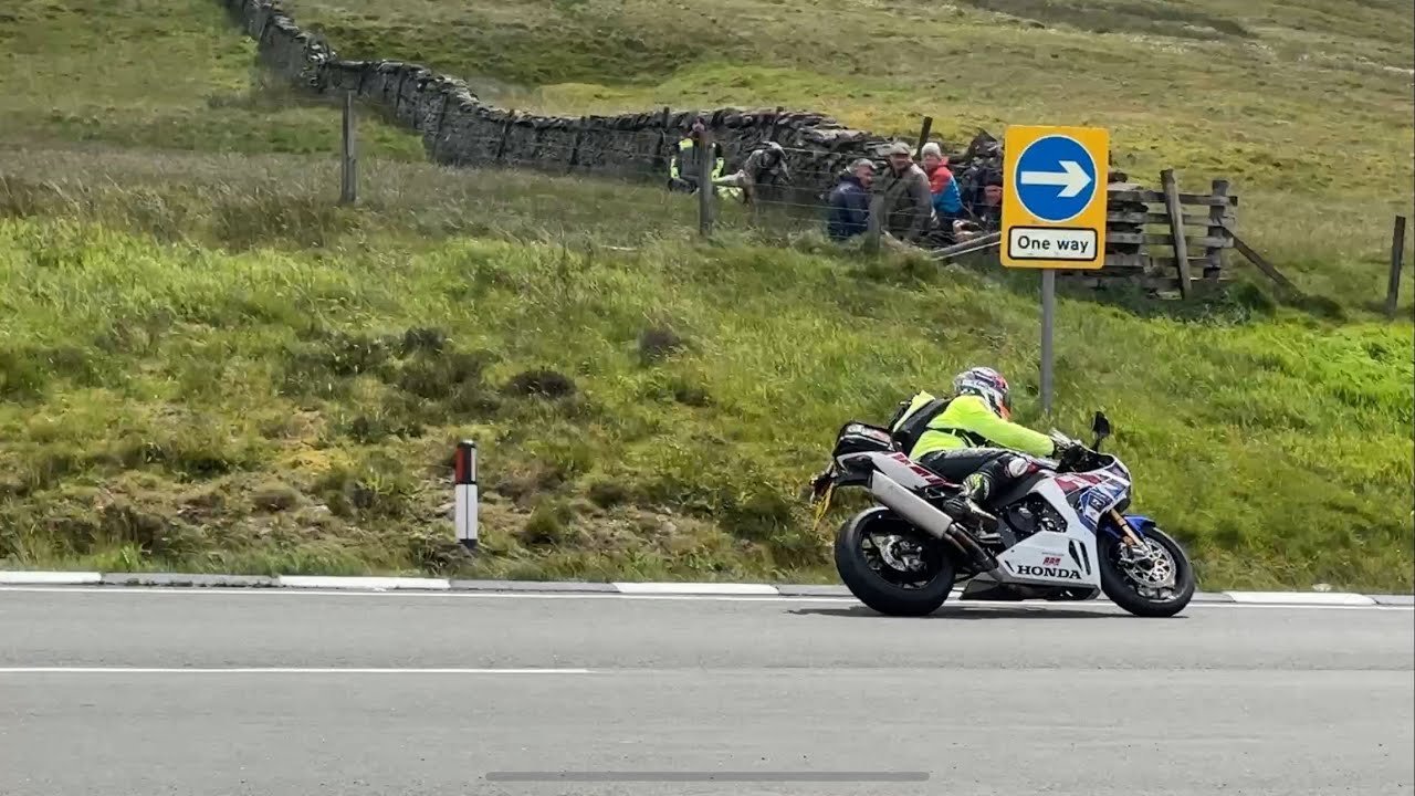 TT Travelling Marshal #3 through Brandywell - YouTube