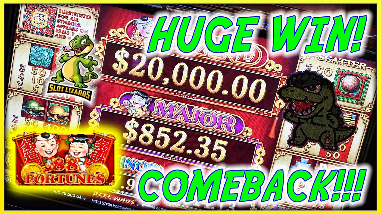 HUGE COMEBACK WIN! GOING FOR A MONSTER 20K MAXED GRAND JACKPOT! 88 ...