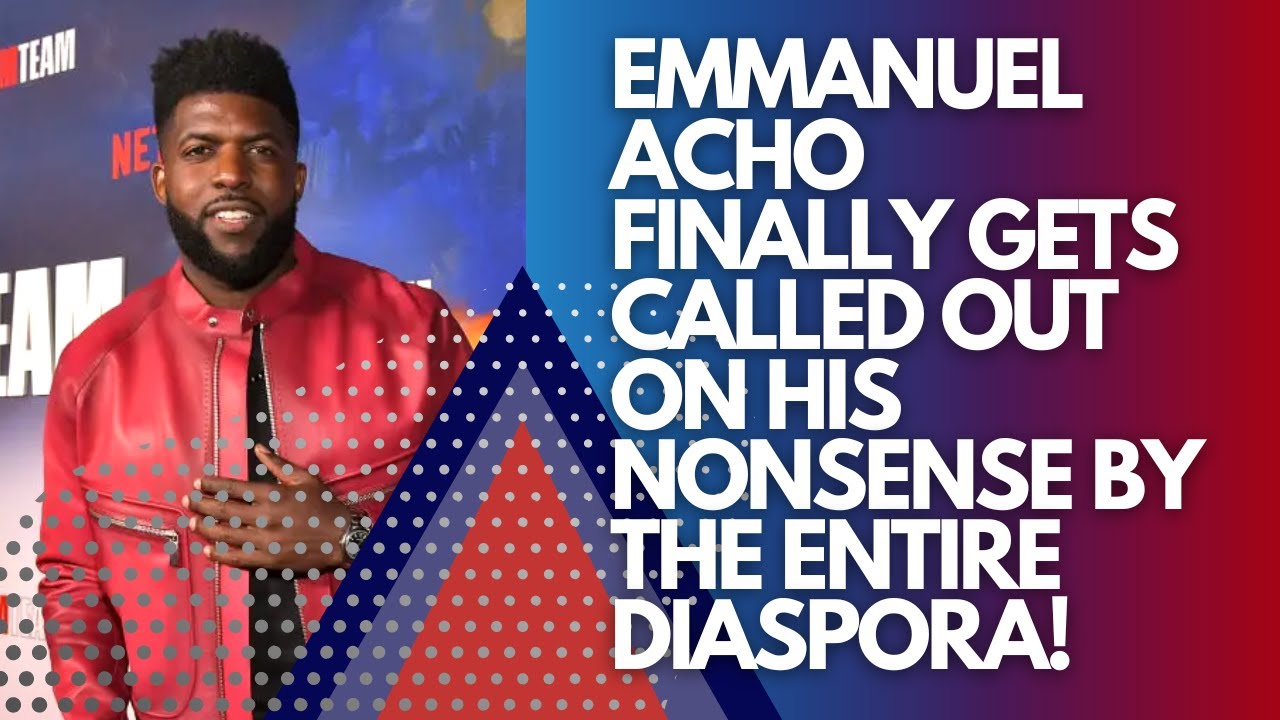 Emmanuel Acho FINALLY Gets Called Out on His NONSENSE By the entire ...