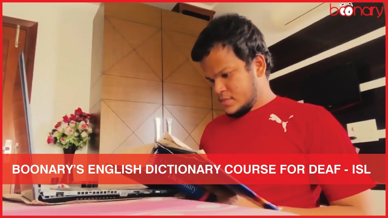 Boonary's English Dictionary courses for Deaf - ISL - YouTube
