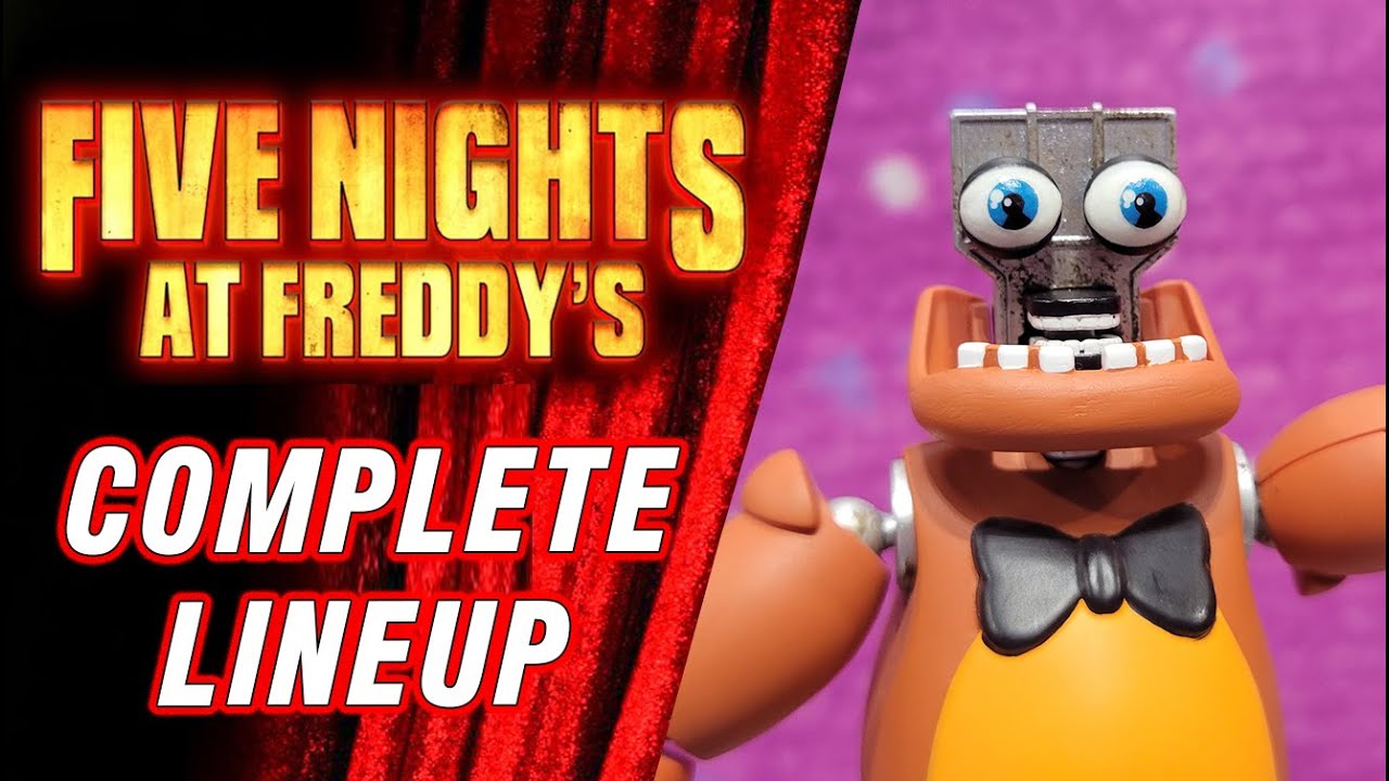 Five Nights at Freddy Movie TOYS! Complete 2025 Lineup - Including FOXY ...