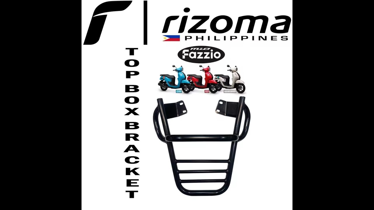Yamaha Fazzio | Rizoma Topbox Bracket Installation - YouTube