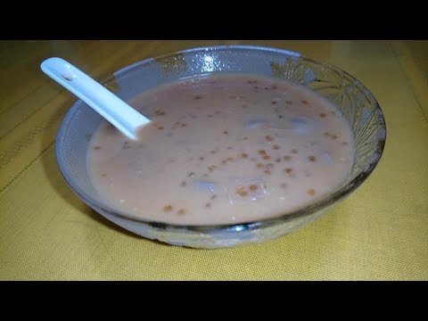 RESEP MEMBUAT SAGO TARO COCONUT MILK / BUBUR SAGU CAMPUR TALAS - YouTube