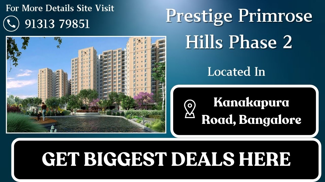 Prestige Primrose Hills Phase 2 Bangalore | Prestige Primrose Hills ...