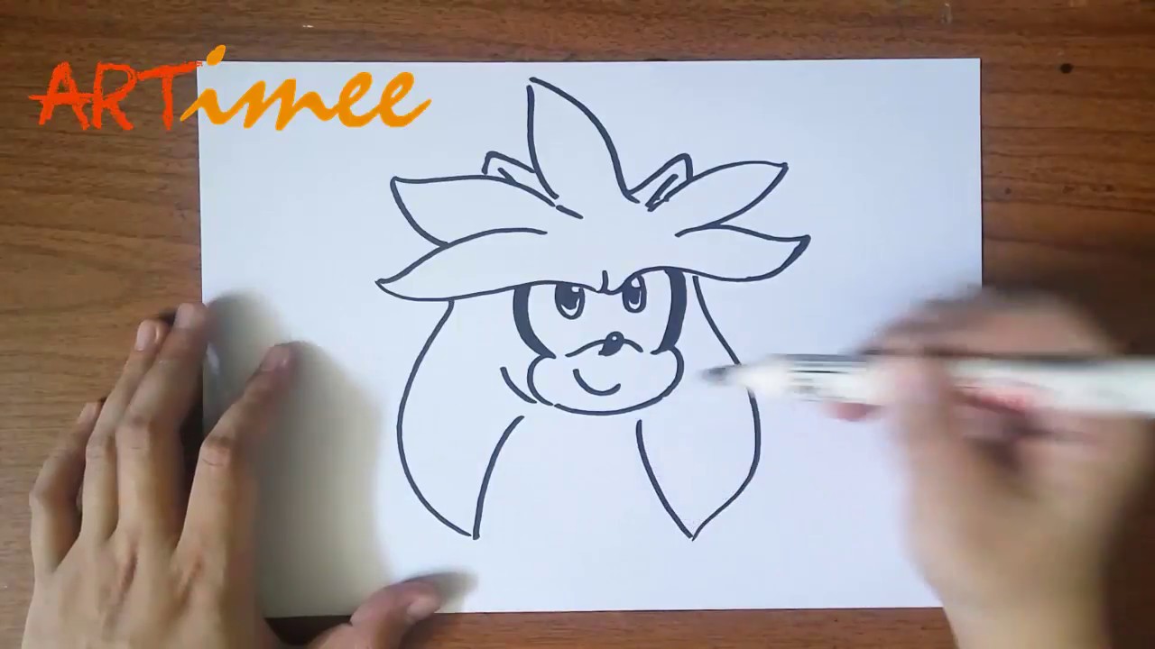 How to Draw Silver The Hedgehog - YouTube