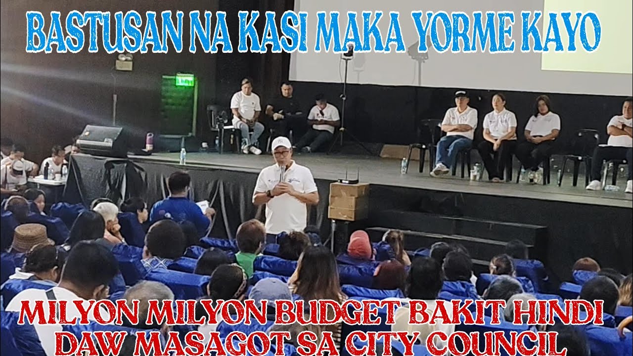 🔴BASTUSAN NA KASI MAKA YORME KAYO! MILYON MILYON BUDGET BAKIT HINDI DAW ...