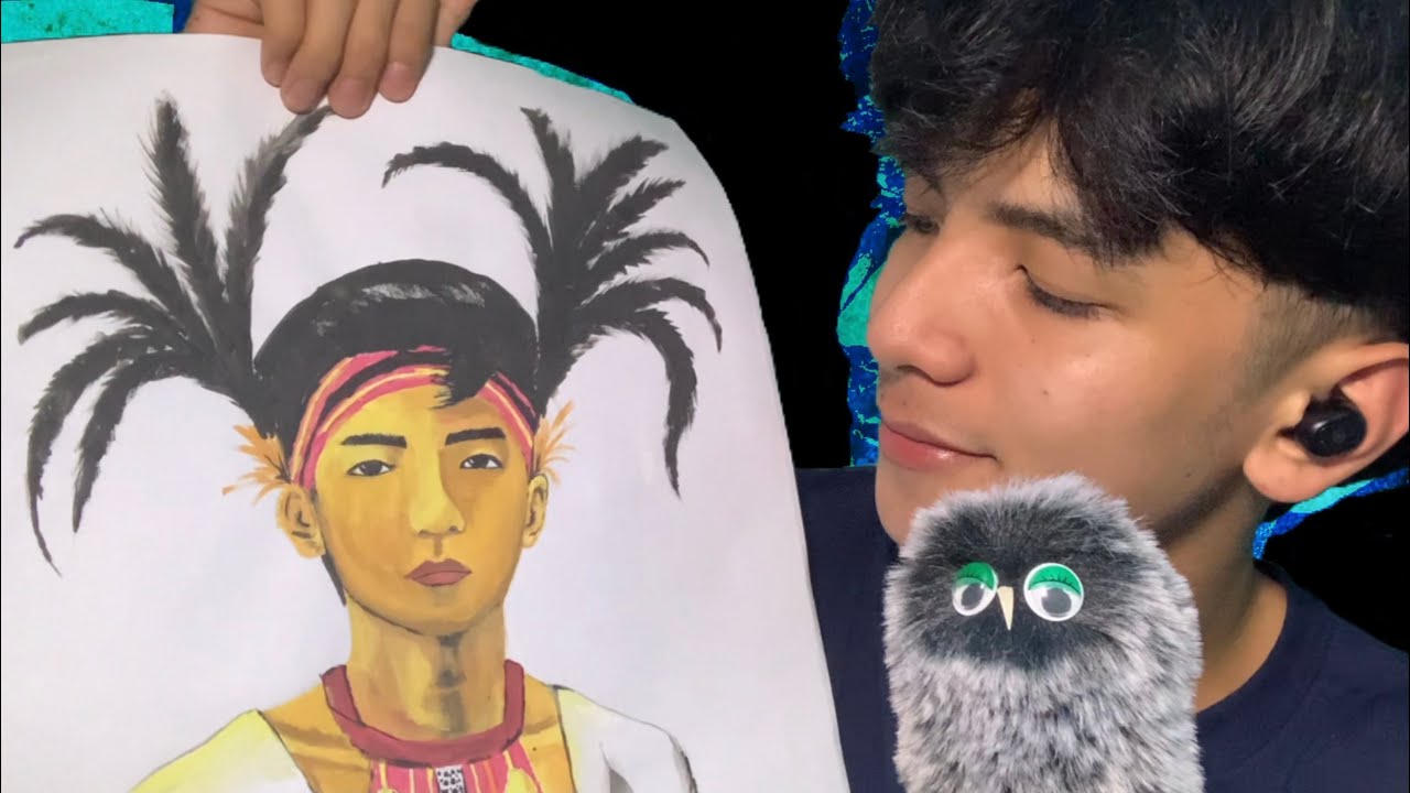 MAKING MY SELF-PORTRAIT FOR THE FIRST TIME - YouTube