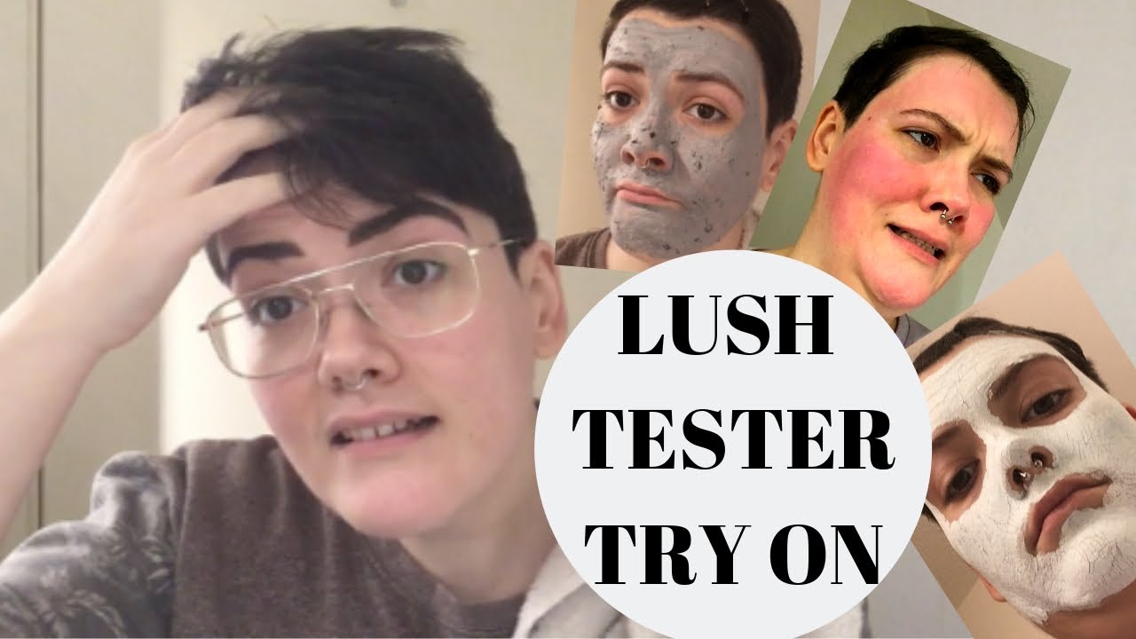 TRYING OUT LUSH TESTERS (extremely sensitive skin) - YouTube