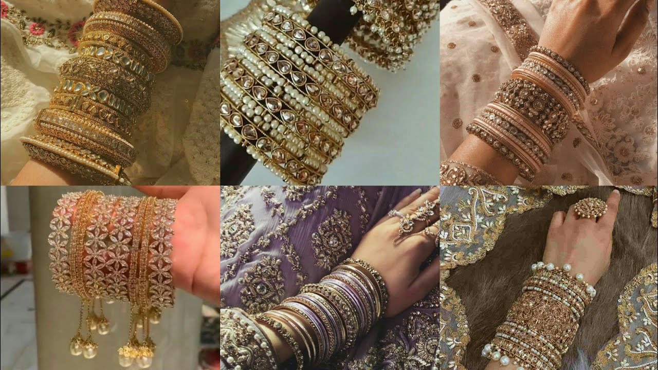 Beautiful bridal bangals design ideas - YouTube