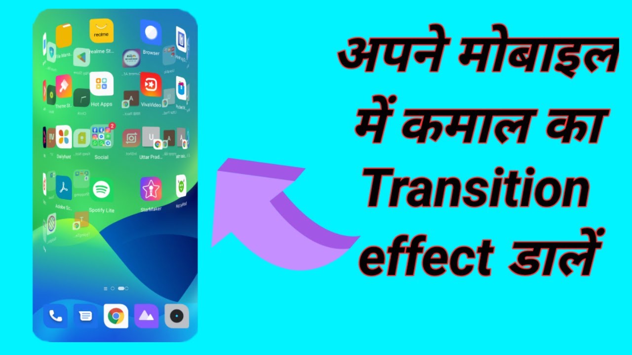How to use transition effects on mobile screen | Mobile me transition ...