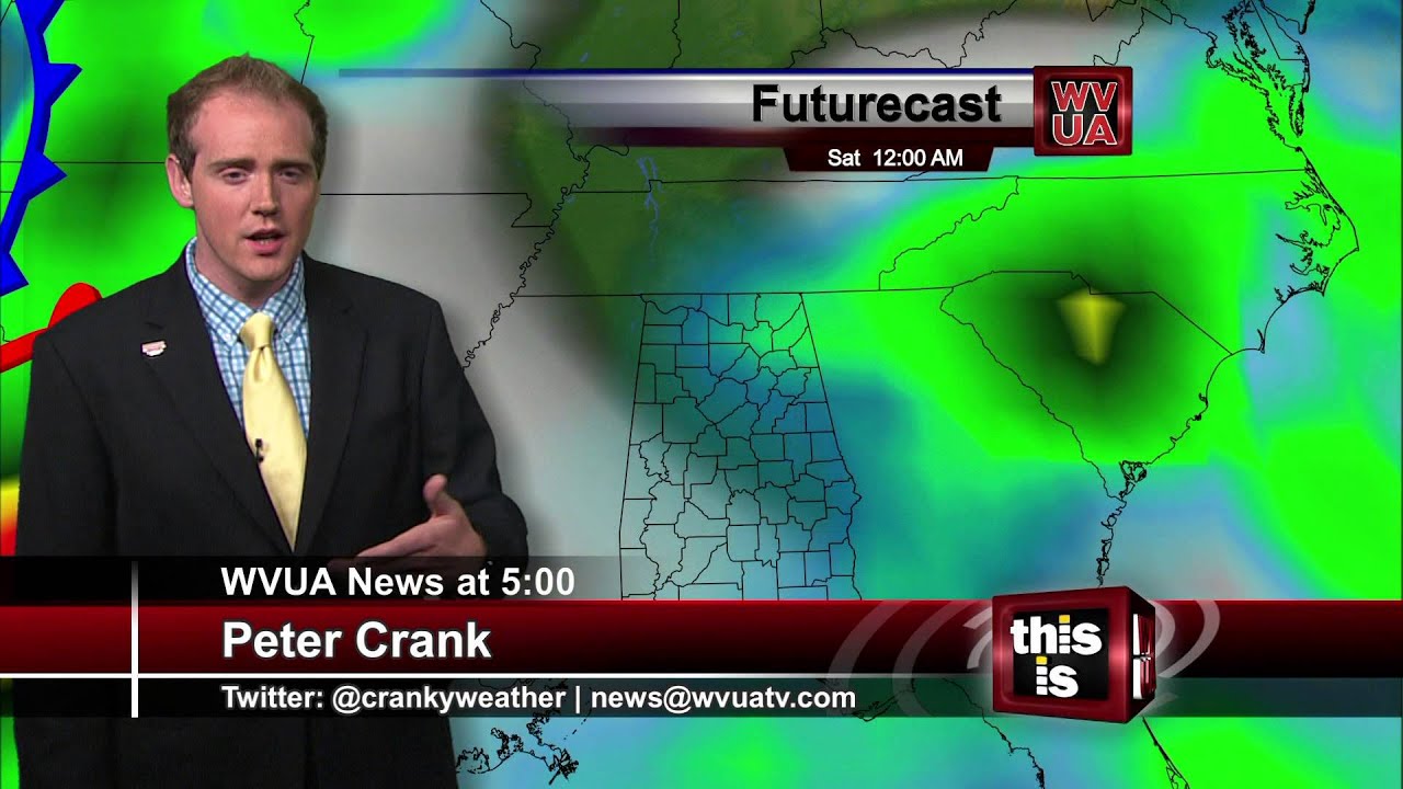 WVUA Weather Webcast Updated Friday Night - YouTube
