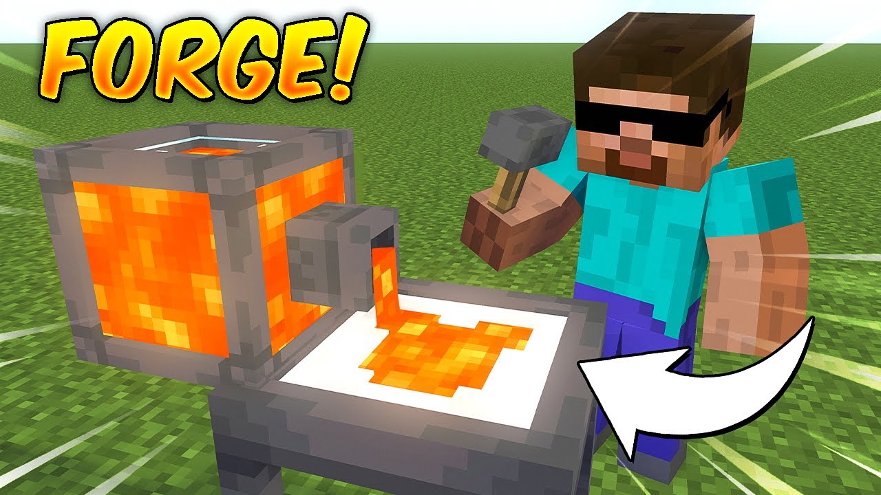 Minecraft But I Can Forge ANY ITEM... - YouTube