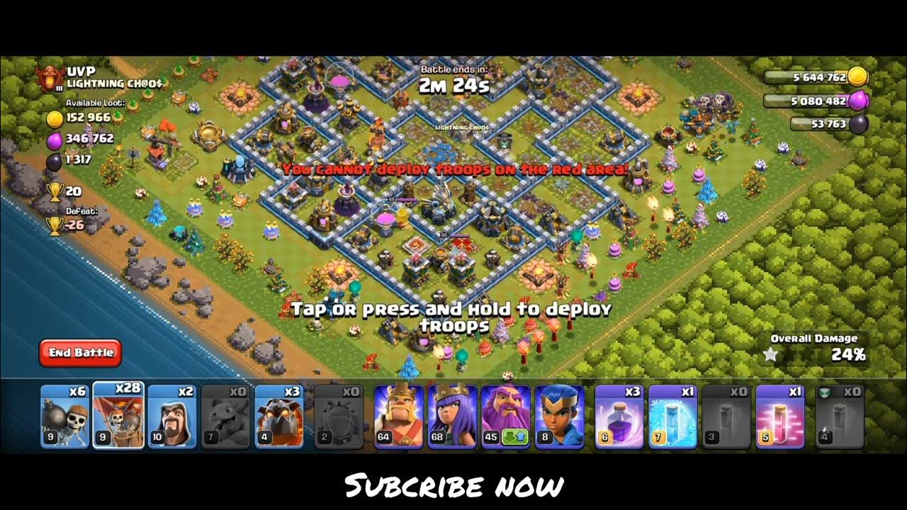 Clash of Clans | TH13 Attack Strategy Explained | Home Base - YouTube