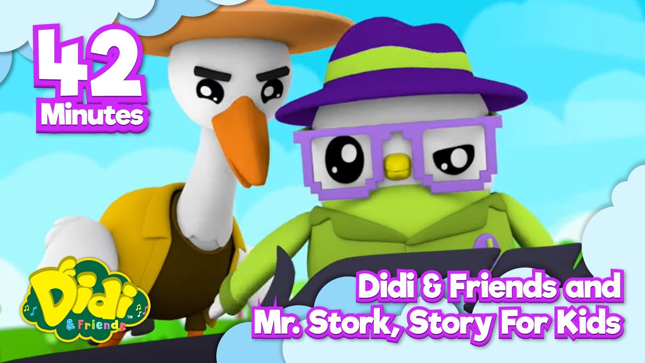Didi & Friends and Mr. Stork | Story For Kids Compilation | Didi ...