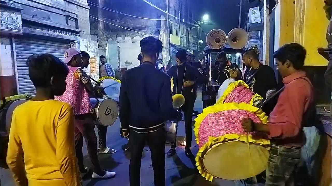 kranti dhol Tasha party at Kolkata . in kalna Saraswati puja 2k23. (6 dhol) - YouTube