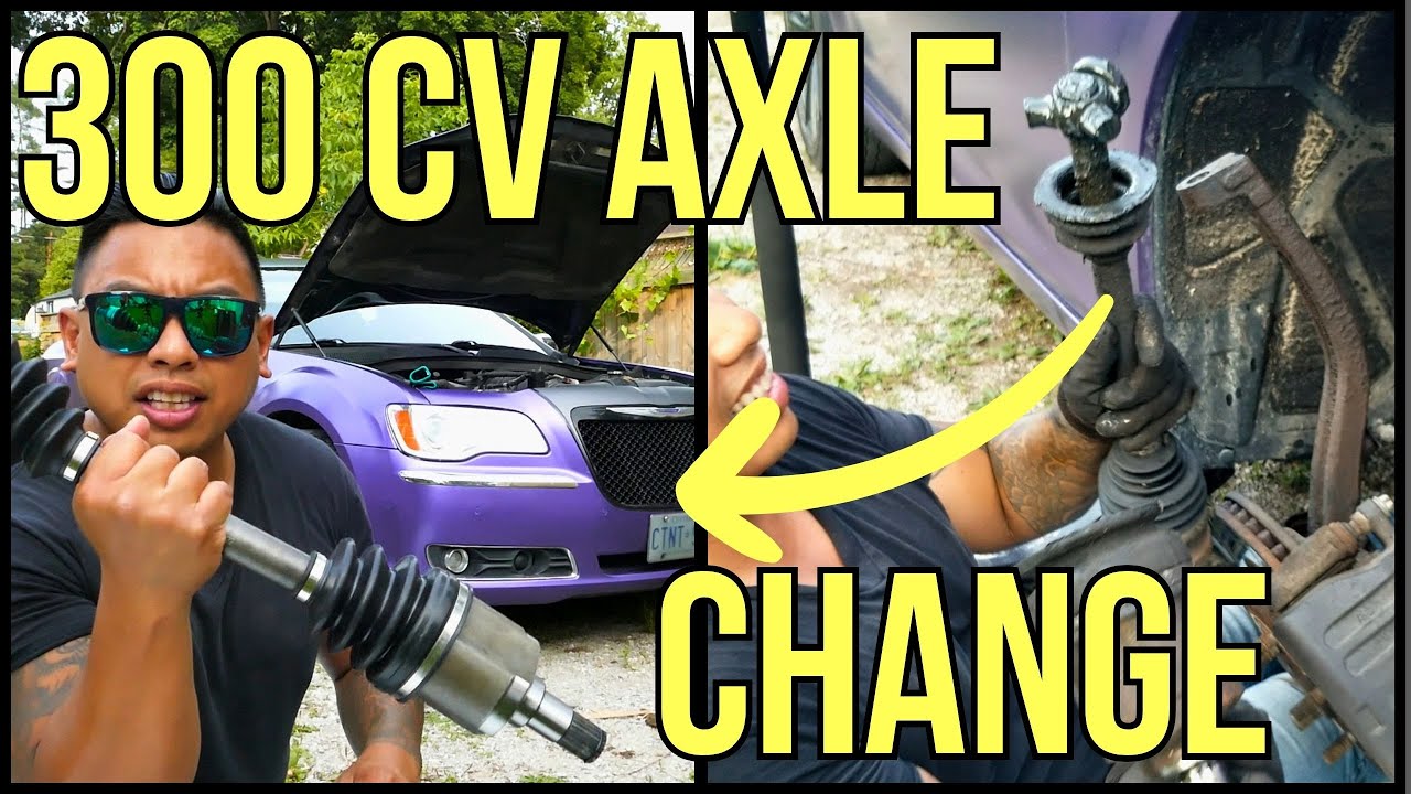 chrysler 300 cv axle replacement - YouTube