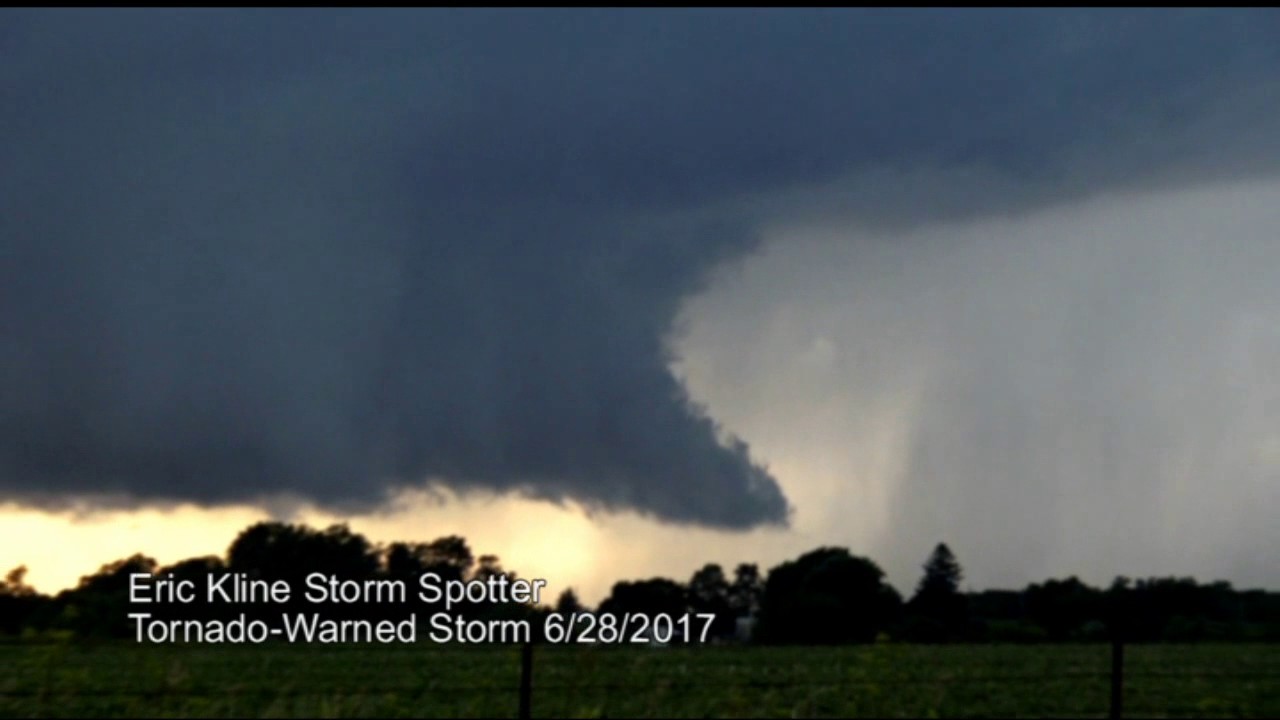 June 28 2017 Tornado Chase Sample Clips HD - YouTube