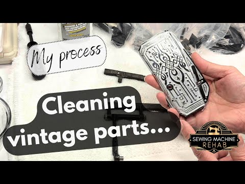 Vintage Sewing Machine Parts - Cleaning Without Ruining Them