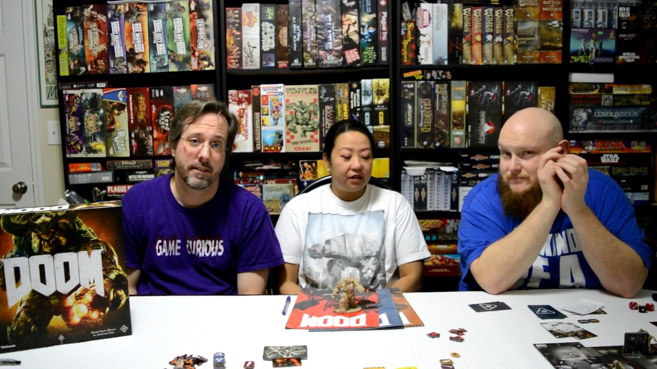 Review of the board game Doom by Fantasy Flight Games - YouTube