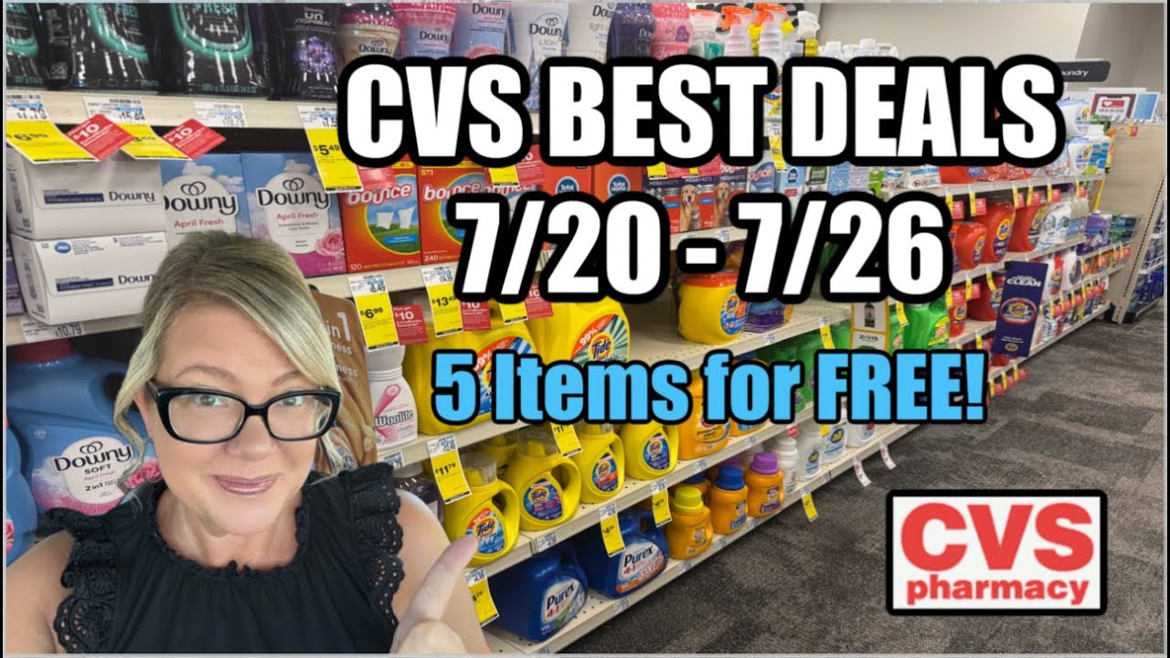 CVS BEST DEALS (7/20 - 7/26) | Grab 5 Items for FREE! - YouTube