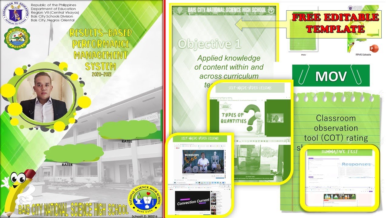 RPMS SY 2020-2021 || Sample RPMS PORTFOLIO for Teacher I -III || with ...