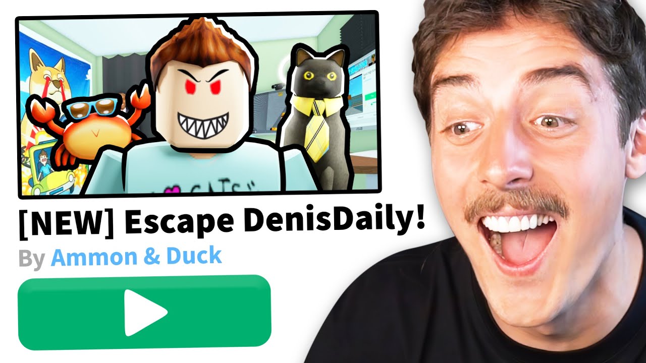 My fans surprised me with a DENIS GAME in Roblox! - YouTube