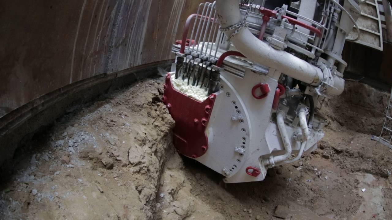 Vertical Shaft Sinking Machine (VSM) — Herrenknecht AG - YouTube