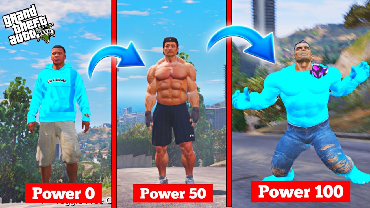 FRANKLIN Become GOD strongest man in GTA 5 | Team4SHOOTER - YouTube