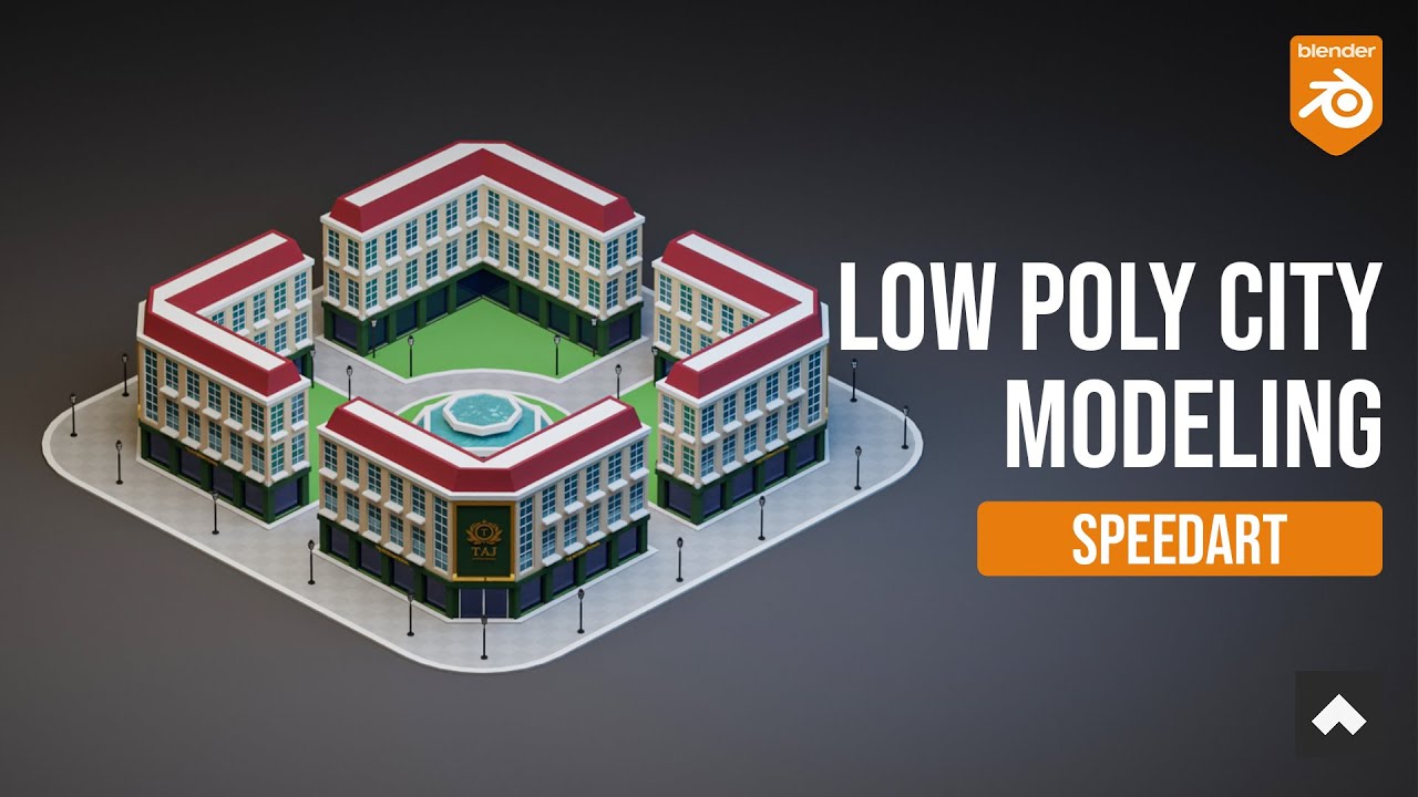 Low poly building modeling in Blender | E1 | #blender3d # ...