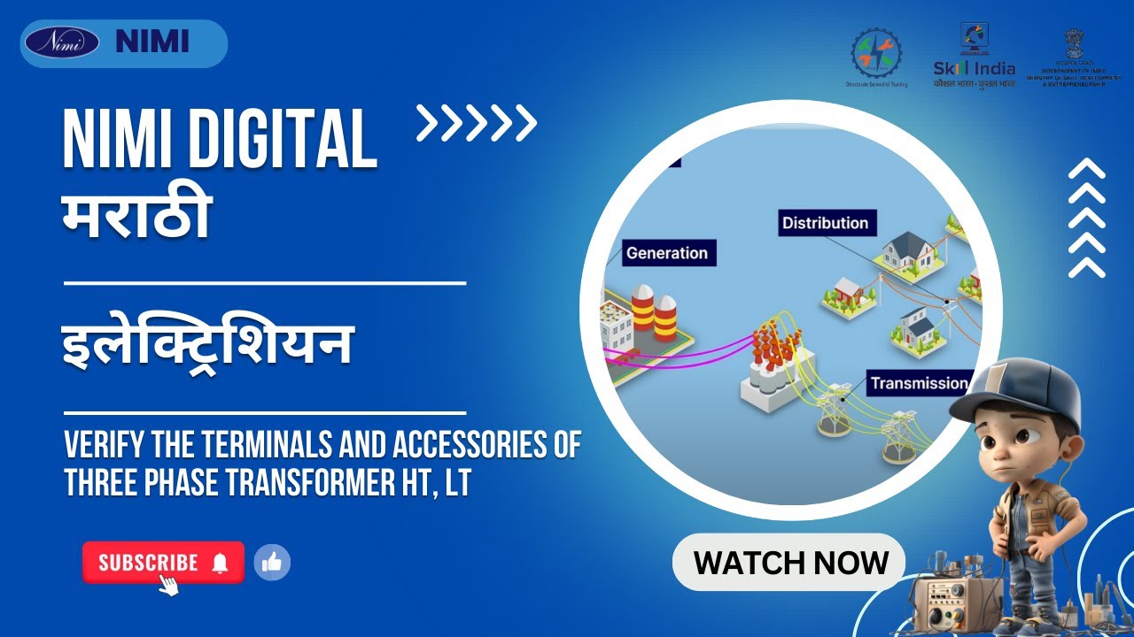VERIFY THE TERMINALS AND ACCESSORIES OF THREE PHASE TRANSFORMER HT, LT ...