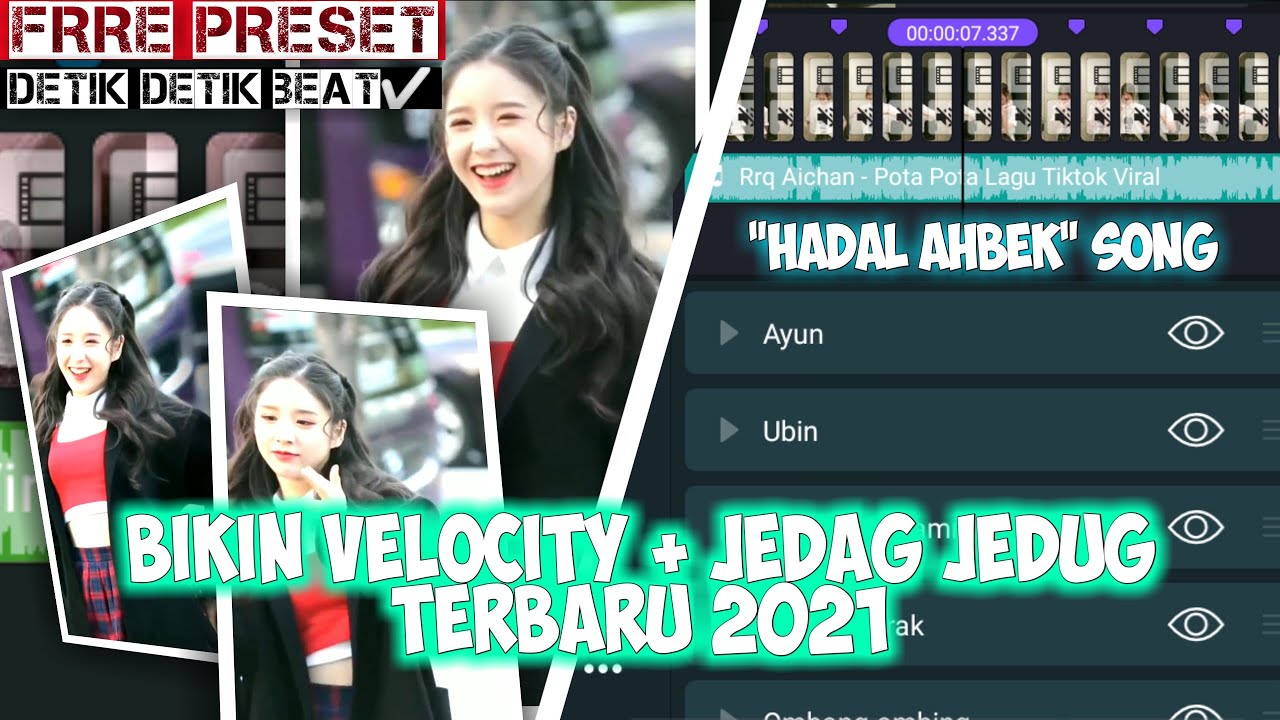 Cara membuat video velocity di alight motion | Tutorial Velocity Jedag Jedug Terbaru 2021 - YouTube