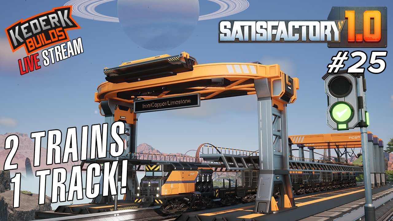 Setting up Train Signals so we can run multiple trains for more ore in ...