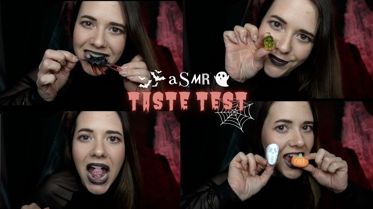 ASMR 👻 SPOOKY TASTE TEST 👻 mit entspannten Crinkles ...