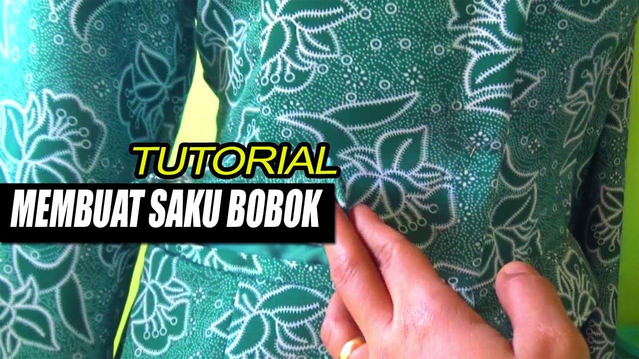 Tutorial Membuat Saku Bobok dan Penutup Saku - YouTube